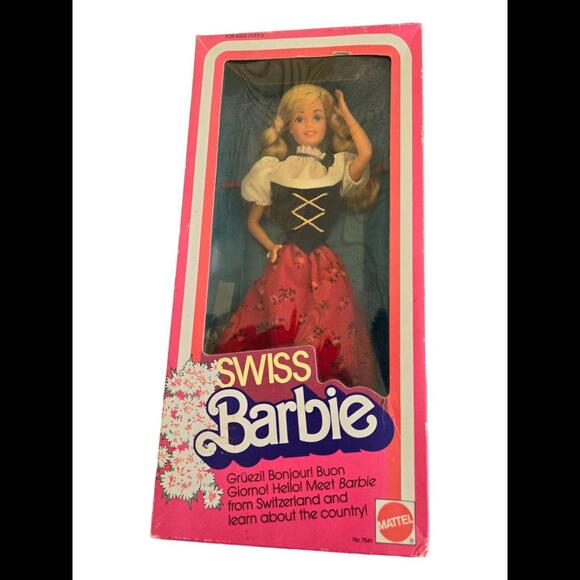 Mattel | Toys | Superstar Era 983 Mattel Swiss Barbie Unopened No 7541 ...